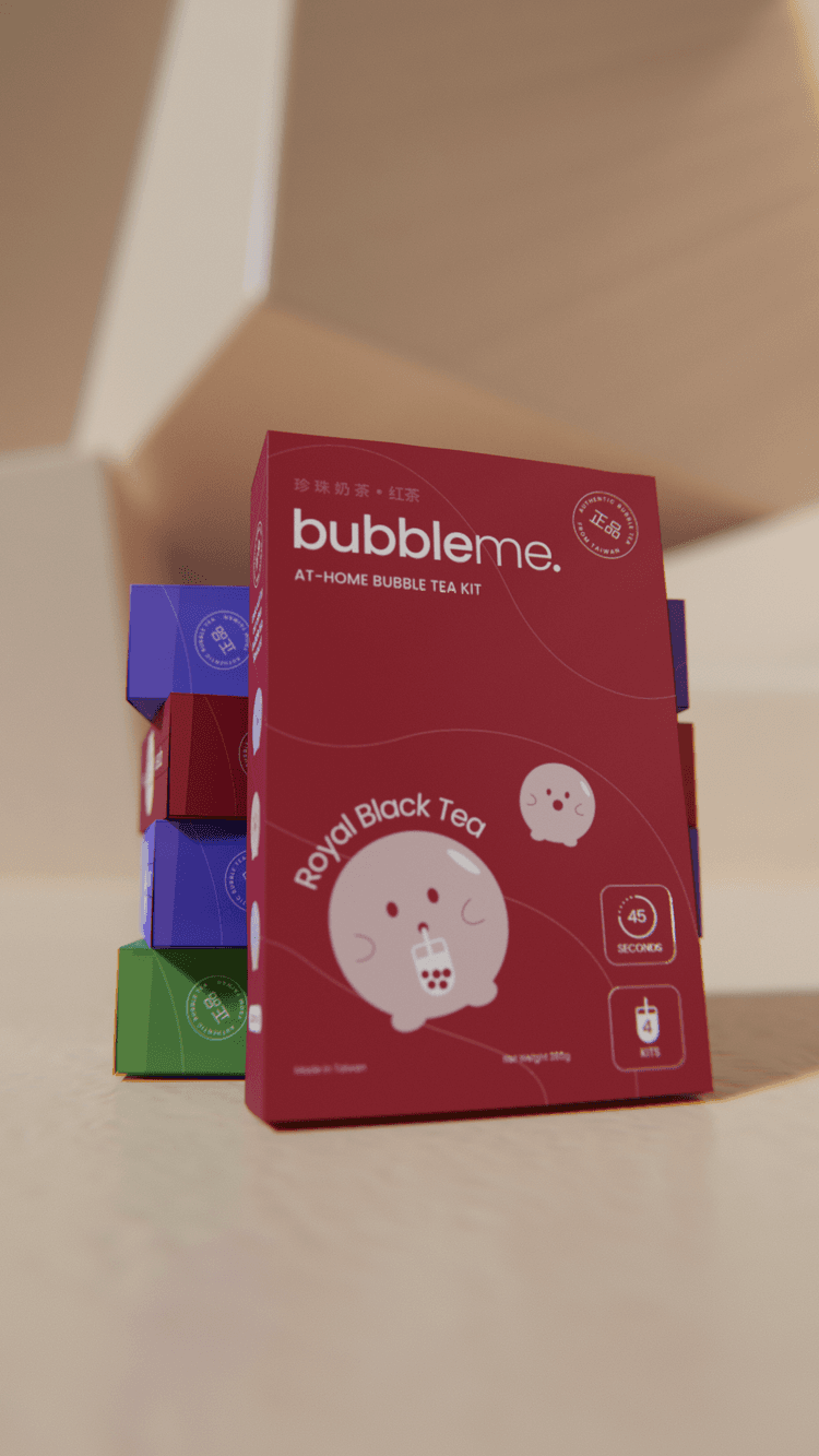 BubbleMe Bubble Tea Branding Australia | Packaging & Brand Design