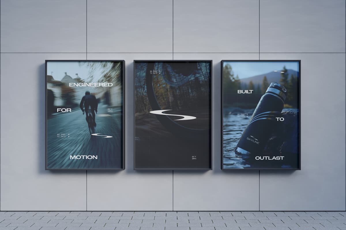 Skyline’s FMCG brand identity built from the culture of modern cycling